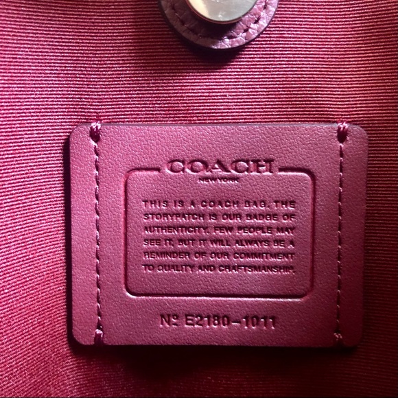 Coach | Bags | Coach Small Town Bucket Bag Berry Violet Leather Purse ...